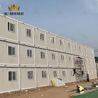 China 3 Floors Flat Pack Modular Green Container Camp Buildings for sale