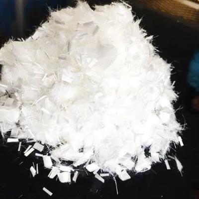 China Polypropylene Concrete Fiber 12mm Length 450MPa Tensile Strength for Cement Mortar Reinforcement for sale