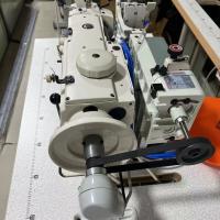 China Flatbed Direct Drive Industrial Sewing Machine with 550W Power and 5mm Thickness Capacity for Interlock Stitching for sale