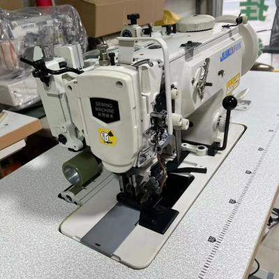 China Flatbed Direct Drive Industrial Sewing Machine with 550W Power and 5mm Thickness Capacity for Interlock Stitching for sale