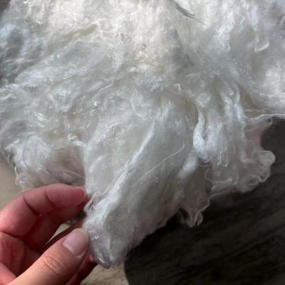 China 100% Viscose Cellulose Staple Fiber - 1.2D Fineness 38mm Length - White Virgin Grade for Textile Manufacturing for sale