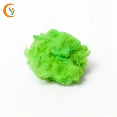 China 38mm 7D Solid Polyester Staple Fiber - Flame Retardant Anti-Static Recycled Material for Industrial Textiles for sale