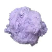 China 38mm 7D Solid Polyester Staple Fiber - Flame Retardant Anti-Static Recycled Material for Industrial Textiles for sale