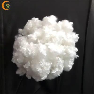 China 15D x 64mm Hollow Conjugated Siliconized Polyester Staple Fiber - Anti-Static Virgin Filling Material for sale