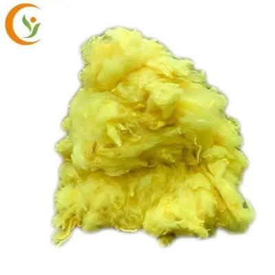 China Polyester Staple Fiber 1.5-15mm Length 1.2-15dtex Fineness Low Moisture Synthetic Fiber for sale