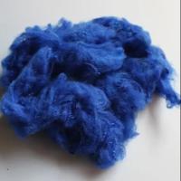 China Polyester Staple Fiber 1.5-15mm Length 1.2-15dtex Fineness Low Moisture Synthetic Fiber for sale