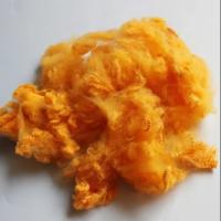 China Polyester Staple Fiber 1.5-15mm Length 1.2-15dtex Fineness Low Moisture Synthetic Fiber for sale