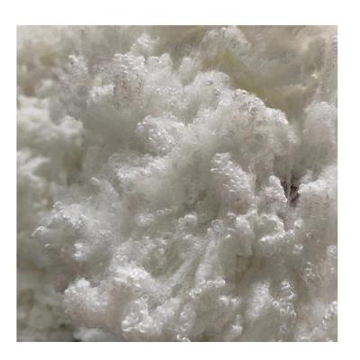 China Low Melt Polyester Staple Fiber 0.2-0.3mm Diameter with Excellent Flame Retardancy for Industrial Textiles for sale