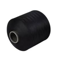 China Black Polyester Spun Yarn 20s/2 Count with OEKO-TEX Certification for Knitting and Textile Manufacturing for sale