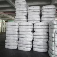 China AA Grade Polyester Staple Fiber Crimp 1.2-15dtex White Fiber Roll for sale