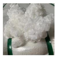 China AA Grade 1.2-15 Dtex Polyester Staple Fiber In White Black Grey Shades for sale