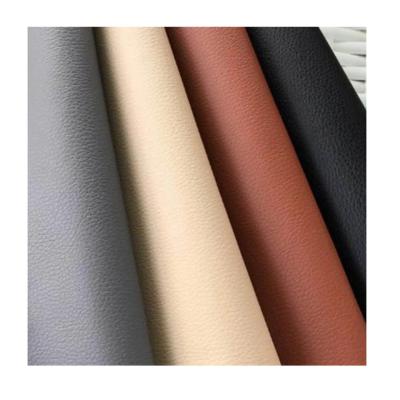 China 0.8mm-1.2mm Thick Tear Resistant Faux Leather Fabric 54/55 Inches Wide Eco-Friendly Material for sale