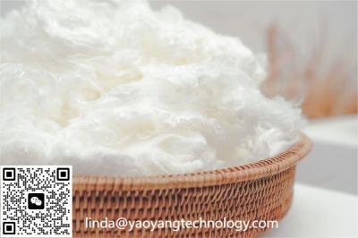 China Yaoyang Viscose Staple Fiber 1.5-3.0mm Length with High Flame Retardancy and Low Density for Industrial Textiles for sale