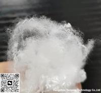 China Crimp Colorful Polyester Staple Fiber In White/Black/Grey Sizes 1.2-15 Dtex for sale