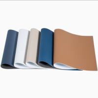 China 0.8mm-1.2mm Thick Tear Resistant Faux Leather Fabric 54/55 Inches Wide Eco-Friendly Material for sale