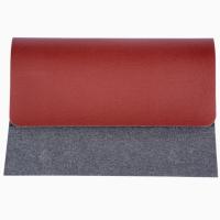 China 0.8mm-1.2mm Thick Tear Resistant Faux Leather Fabric 54/55 Inches Wide Eco-Friendly Material for sale