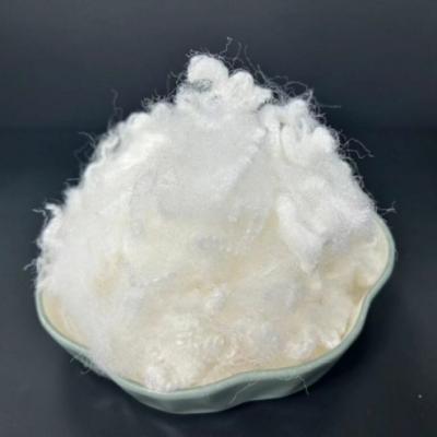 China Bright Short Polyester Staple Fiber High Resilience Low Oil Content for sale