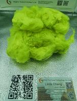 China GRS Certified 100% Recycled PES Staple Fiber for Sustainable Eco-friendly Textiles Spinning & Filling Material Solid Dyed for sale