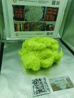 China GRS Certified 100% Recycled PES Staple Fiber for Sustainable Eco-friendly Textiles Spinning & Filling Material Solid Dyed for sale