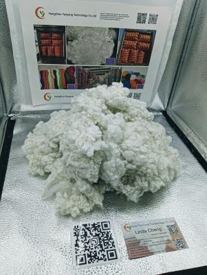 China Sustainable Recycled PES Staple Fiber GRS Approved for Spinning & Filling Material Solid for sale