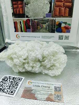 China Flame Retardant 100% Polyester Staple Fiber 7D64MM PSF for Industrial Safety Insulation Fabrics Spinning & Filling Material for sale
