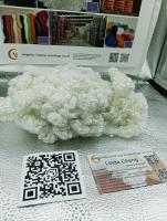 China Flame Retardant 100% Polyester Staple Fiber 7D64MM PSF for Industrial Safety Insulation Fabrics Spinning & Filling Material for sale