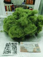 China Customised Coloured PES Fiber with High Colour Fastness for Exhibition Carpets for sale