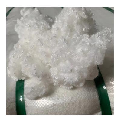 China Customizable Polyester Staple Fiber Featuring Fiber Cut Length 64mm and Elongation 80 Percent To 100 Percent Ideal for Yarn Manufacturing for sale