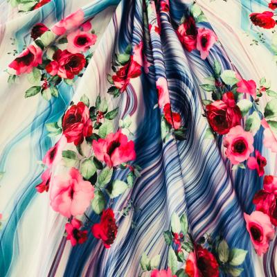 China 100% Polyester Digital Print Fabric for sale