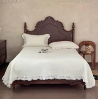 China Printed Quilt with lace Fabric for sale