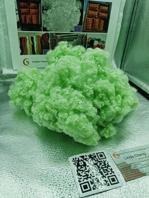 China Latest Style Polyester Fiber Wholesale Customized Fiber 100% Polyester Staple Recycled GRS Fiber for sale
