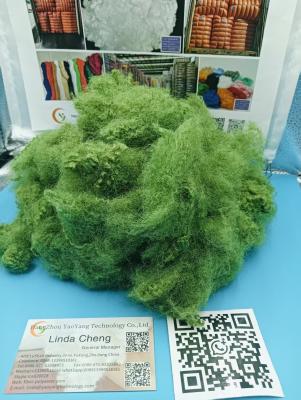 China 100% Recycled Green Siliconized Hollow Conjugated Polyester Staple Fiber Flame Retardant Filling Material for Pillow Sofa for sale