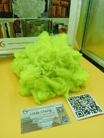 China Made In China Polyester Staple Fiber Yellow Fiber Good Quality 100% Recycled Solid Polyester Staple Fiber for sale