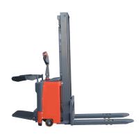 China Electric stacker(Standing on)  CL1016  Rated traction weight 1000kg  Lifting height1600mm  Electric Reach Stacker for sale