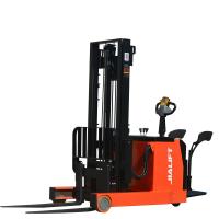 China Electric Reach Stacker Standing On 1300kg Lifting Height 1600mm for sale