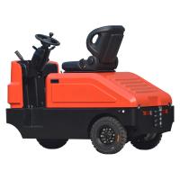 China 6000kg Electric Tow Tractor Motors Seated Electric Baggage Tug  5500N for sale