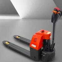 China 1800 Kg 1200 Kg 1500kg Electric High Lift Pallet Jack Truck Lifting Height 180mm for sale