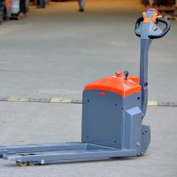 China 1500 Kg Electric Pallet Truck Rated Traction Lifting Height 200mm for sale