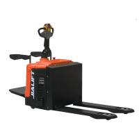 China 2t Electric Pallet Truck Jack Standing On SL20GA Rated Traction 1.5kw for sale