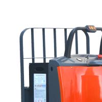 China 3 Ton Stand-On Electric Pallet Truck Rated Traction Lift Height 233mm for sale
