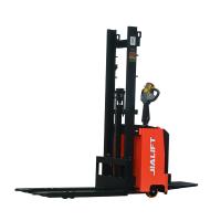 China Electric stacker(Standing on)  CL1032  Rated traction weight 1000kg  Lifting height3200mm  Electric Reach Stacker for sale