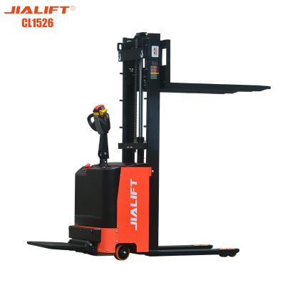 China Electric Reach Stacker CL1526 1500kg Rated Traction Weight 2600mm Lifting Height Noise Level ≤70dB A Lift Motor Rating 2.2kw for sale