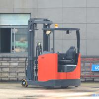China 11kw Electric Stacker Forklift 1300kg Standing On 1300kg Lifting Height 4.5m for sale