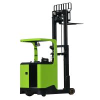 China Lifting 4500mm Electric Reach Walkie Stacker Standing On 1500kg for sale