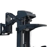 China Forklift Electric Reach Truck Retractable Forks Seated On 1800kg Lifting 5000mm for sale