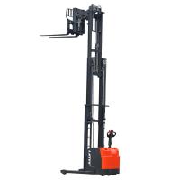 China UL Electric Reach Walkie Stacker Standing On 1500kg Lifting Height 4500mm for sale