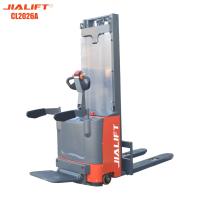 China Lifting 2600mm Electric Reach Stacker Standing On Rated Traction Weight 2000kg for sale