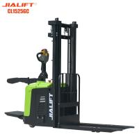 China CE Electric Double Stacker 1500kg Lifting 2530mm Forklift Pallet Stacker for sale