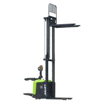 China Mobile Electric Fork Stacker 2000kg Lifting Height 2530mm Double Lifting for sale