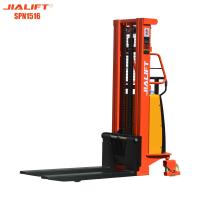 China Semi-electric stacker(SPNseries,Pedestrian) SPN1516 Rated traction weight 1500kg  Lifting height 1600mm Reach Stacker for sale